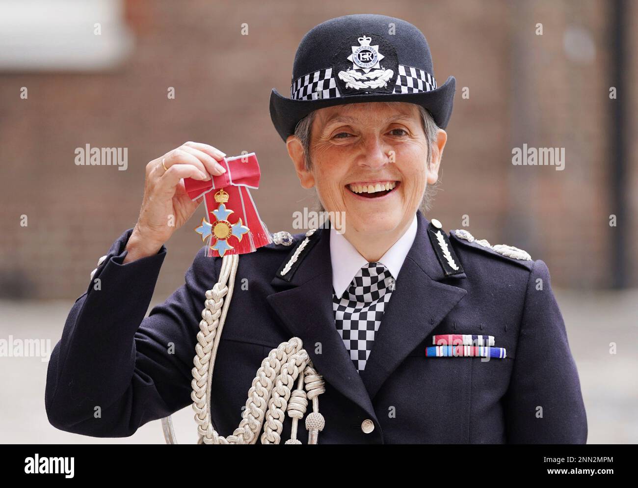 Britain's Metropolitan Police Commissioner Cressida Dick poses for her ...
