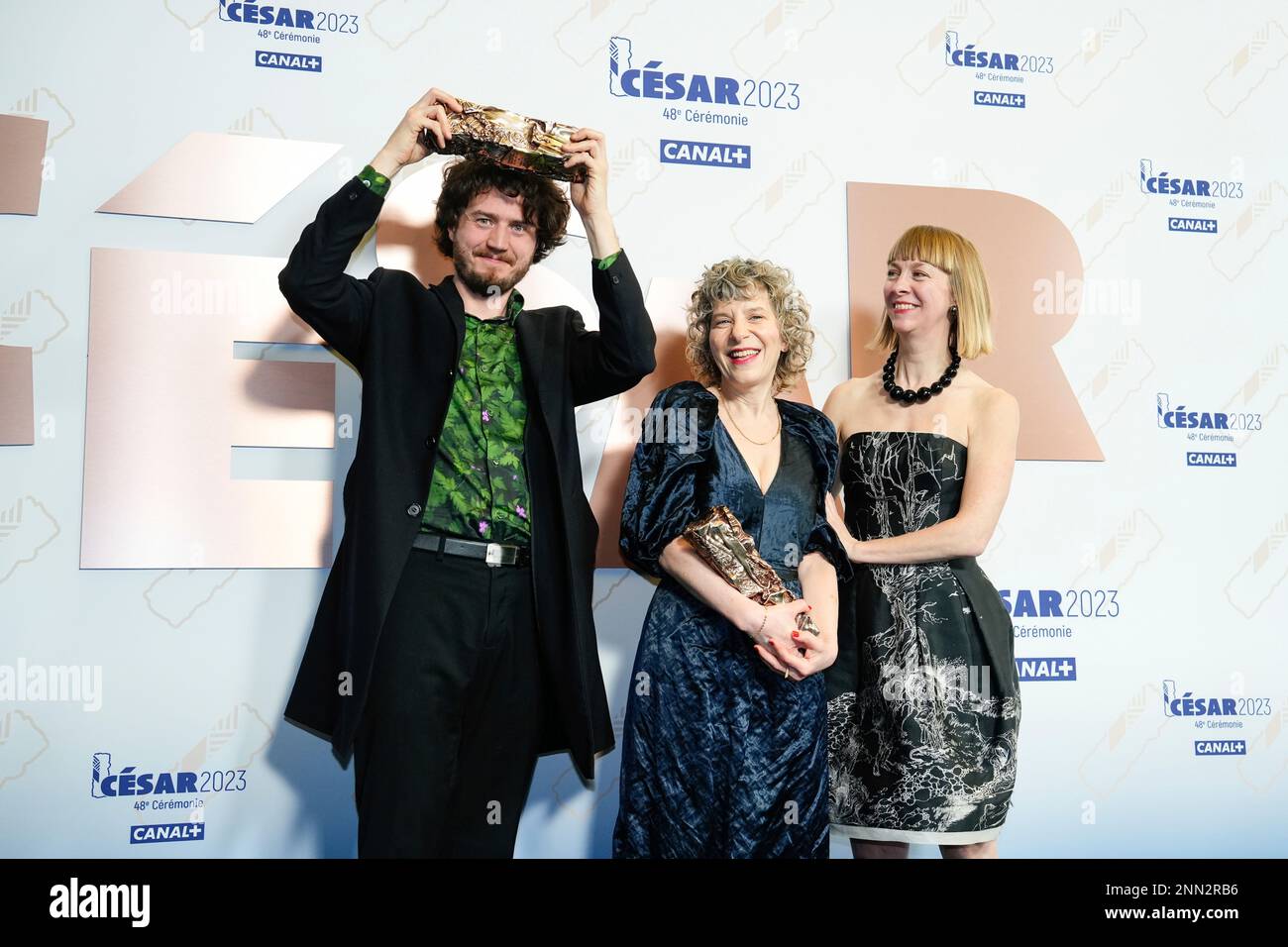 Film producer Martin Bertier, left, US filmmaker Elisabeth Subrin ...