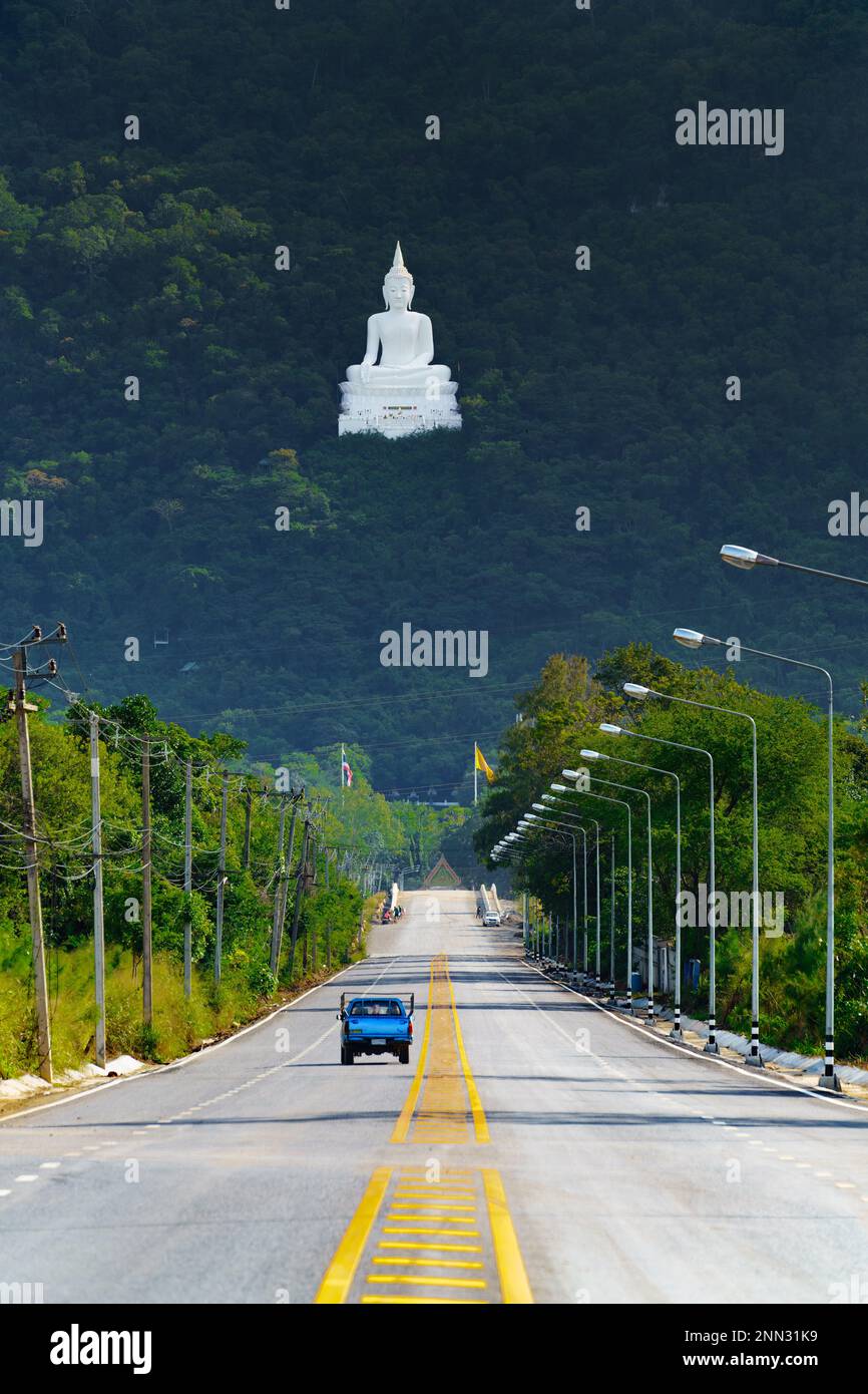 Buddha Sakolsima Mongkhon at Temple Wat Thep Phithak Punnaram. Large ...