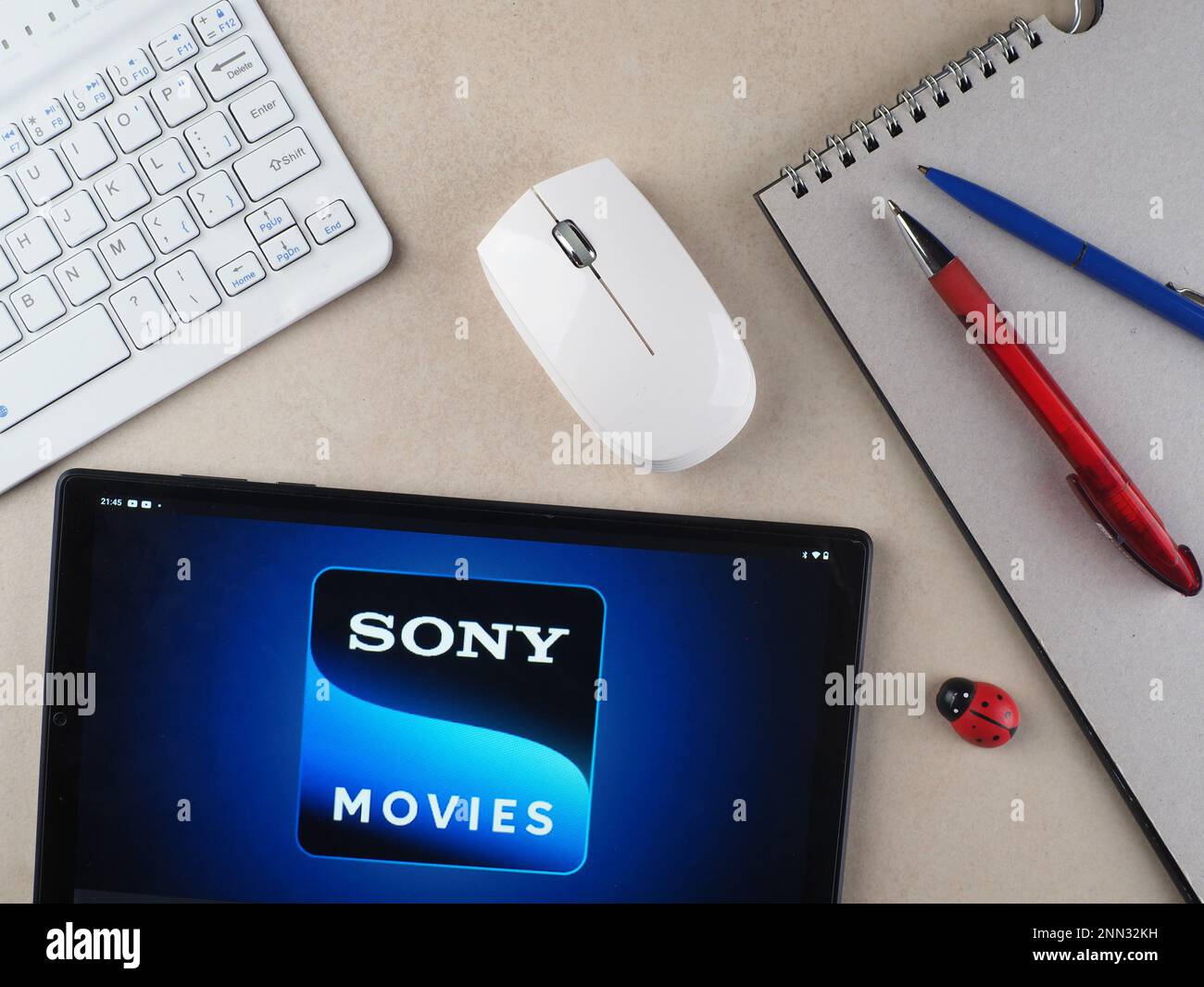 GarhIn this photo illustration, Sony Movie Channel logo seen displayed ...