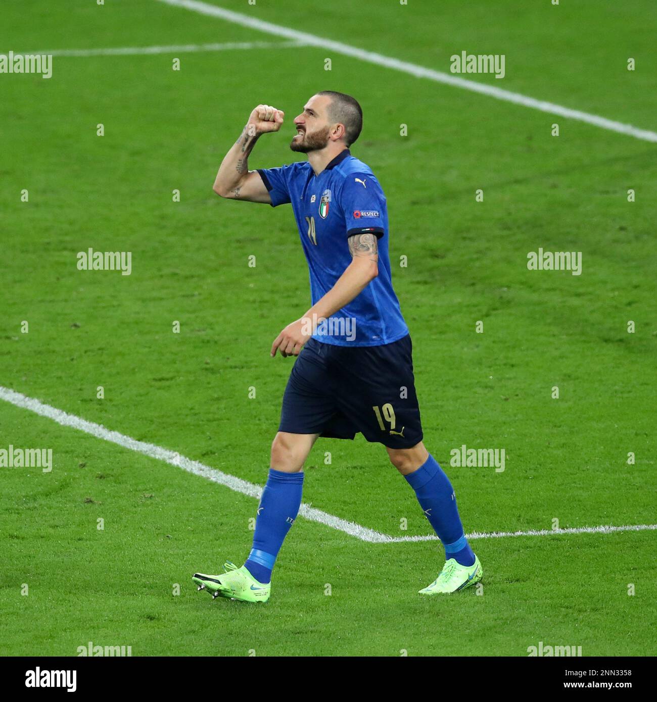 July 11, 2021, London, United Kingdom: LEONARDO BONUCCI of Italy ...