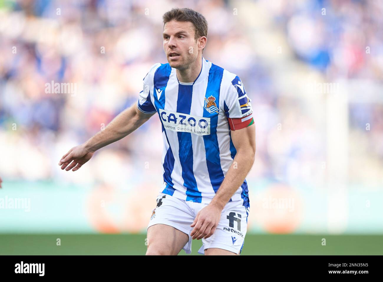 Asier Illarramendi of Real Sociedad in action during the La Liga ...
