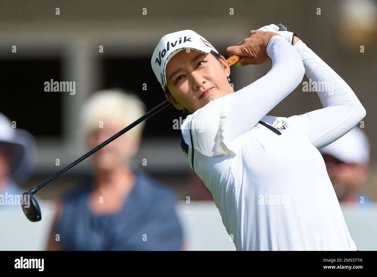 SYLVANIA, OH - JULY 10: Chella Choi (KOR) watches her tee shot on 1 ...