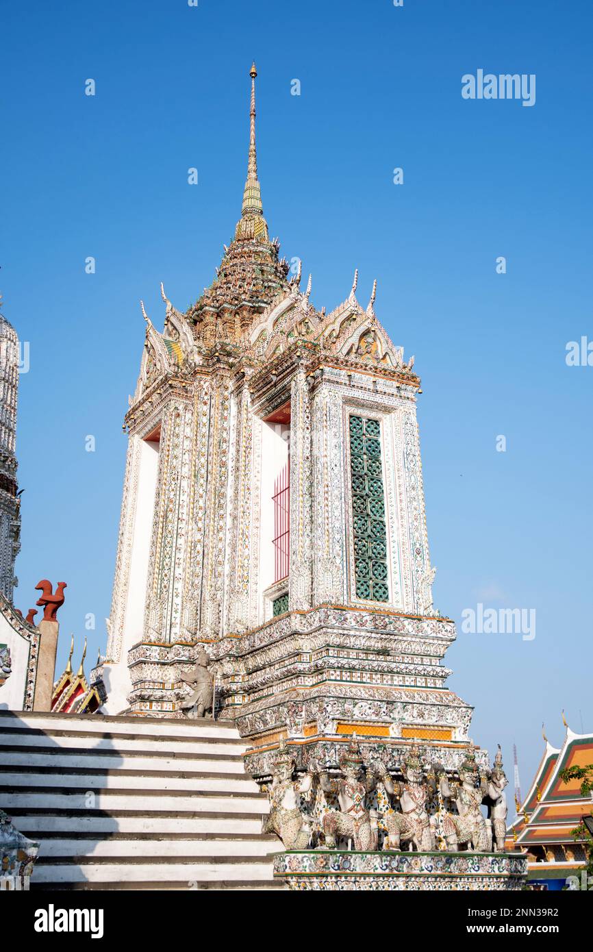 Bangkok, Thailand- 14 Feb, 2023: Impressive architectural details of ...