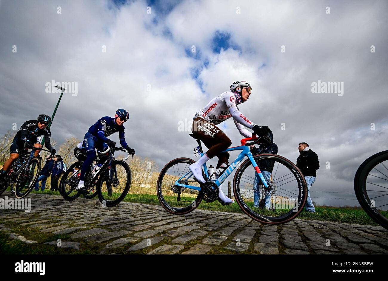 Belgian Stan Dewulf of AG2R Citroen pictured in action during the 78th ...