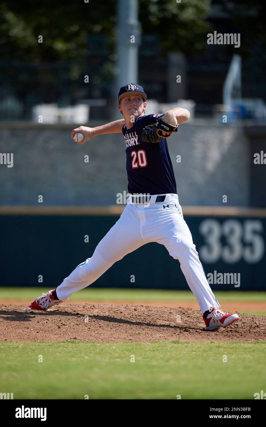 Pitcher Thatcher Hurd (20) during the Baseball Factory All-Star Classic ...