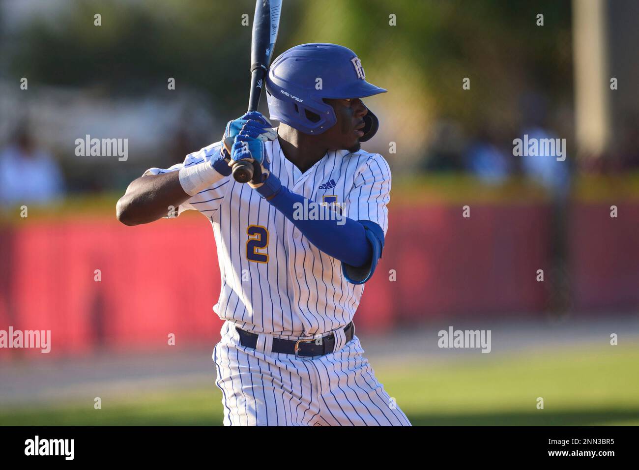 John Carroll Rams Jay Allen (2) bats during a High School game against ...