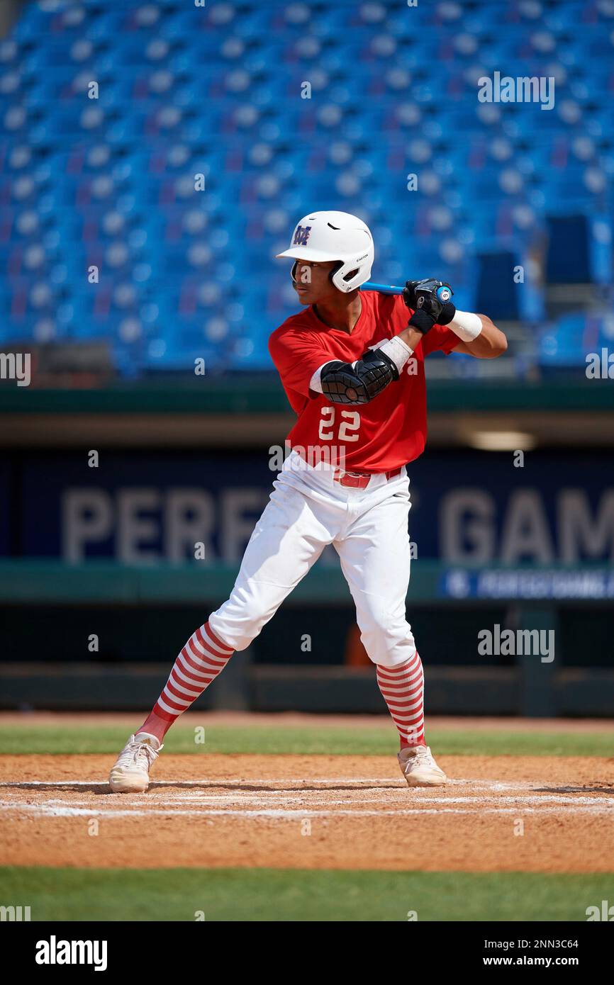 Braden Montgomery (22) of Madison Central High School in Madison, MS ...