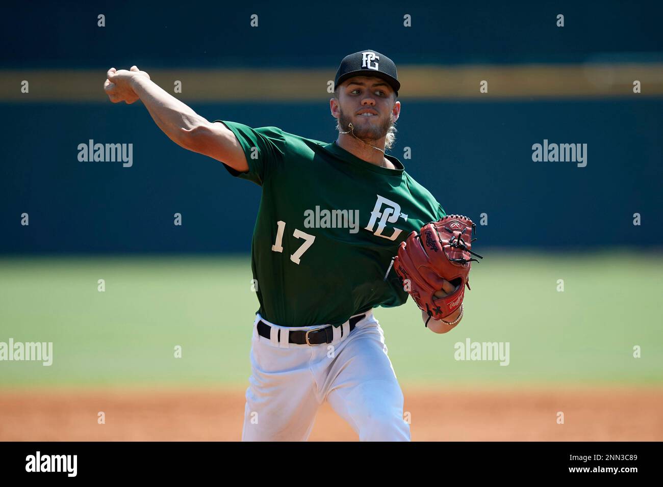 Ty Evans (17) of Lakeland Christian High School in Auburndale, FL ...