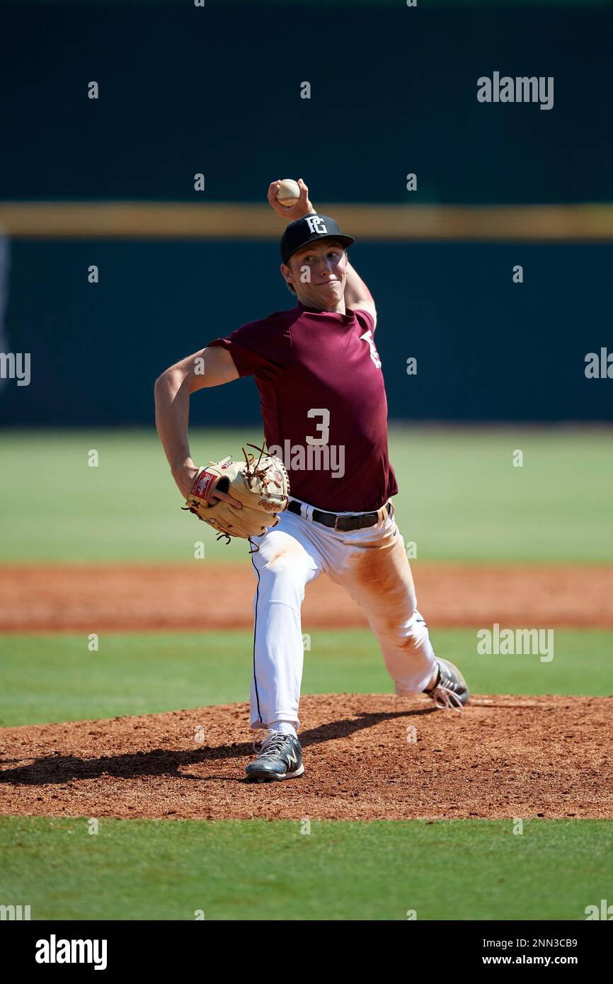 Drew Gray (3) of Belleville East High School in Swansea, IL during the ...