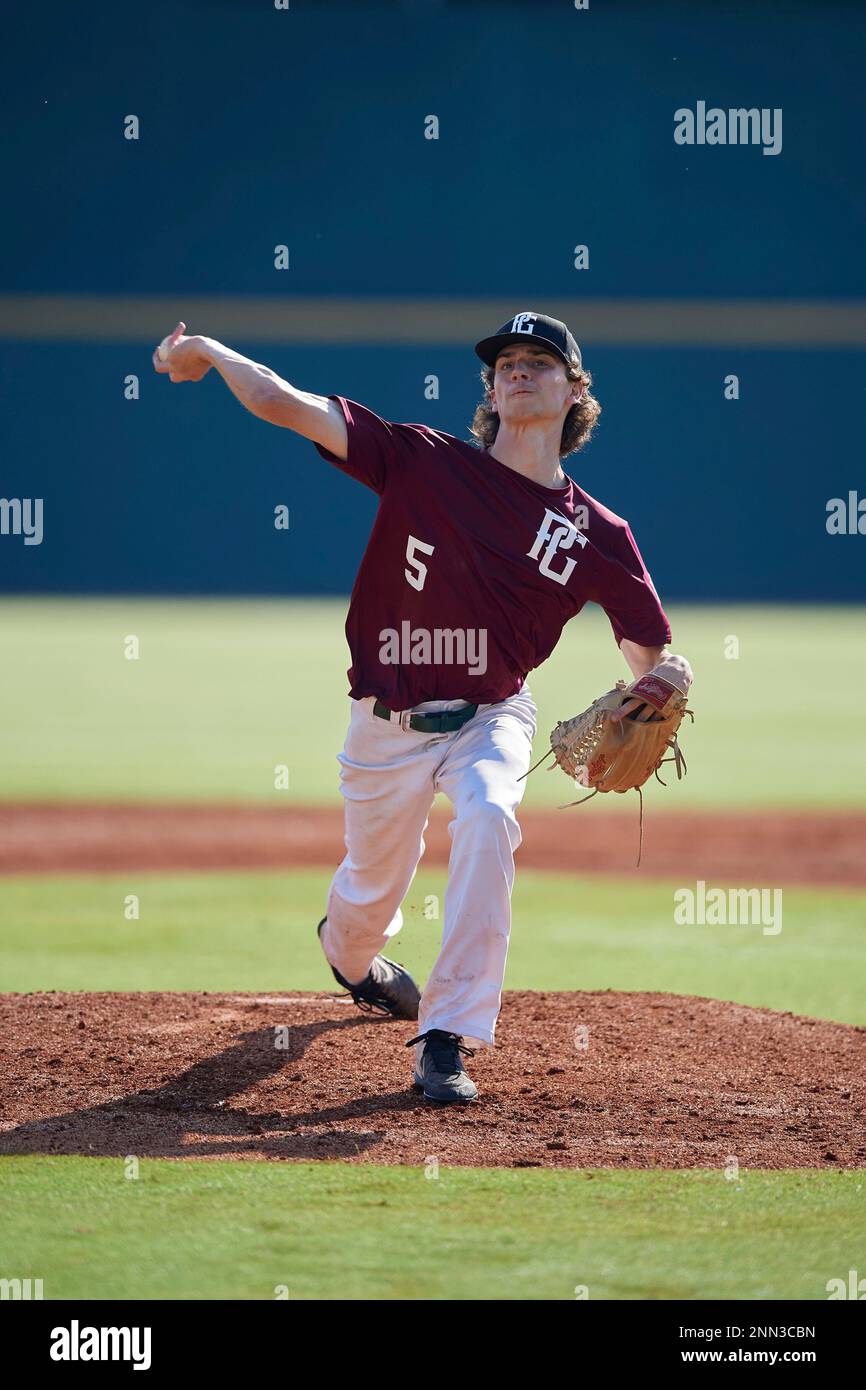 Peter Heubeck (5) of Gilman High School in Baltimore, MD during the ...