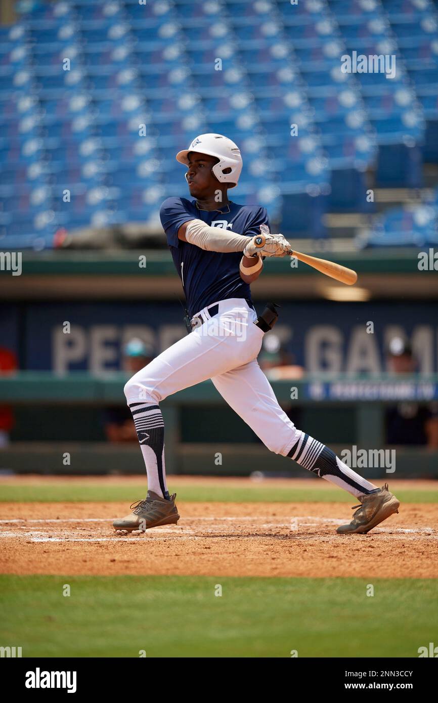 Michael Braswell (1) of Campbell High School in Mableton, GA during the ...