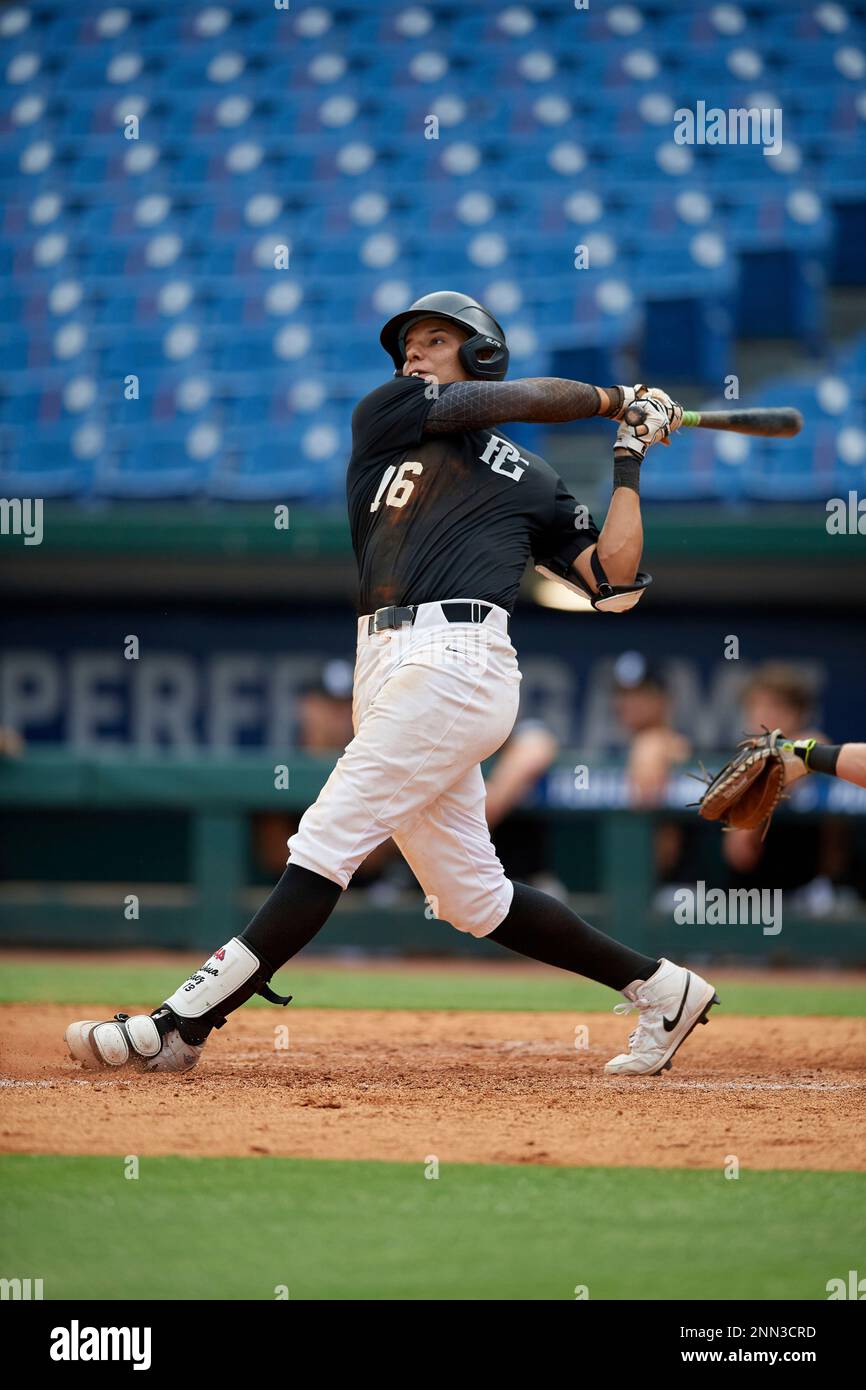 Joshua Baez (16) of Dexter Southfield High School in Boston, MA during ...