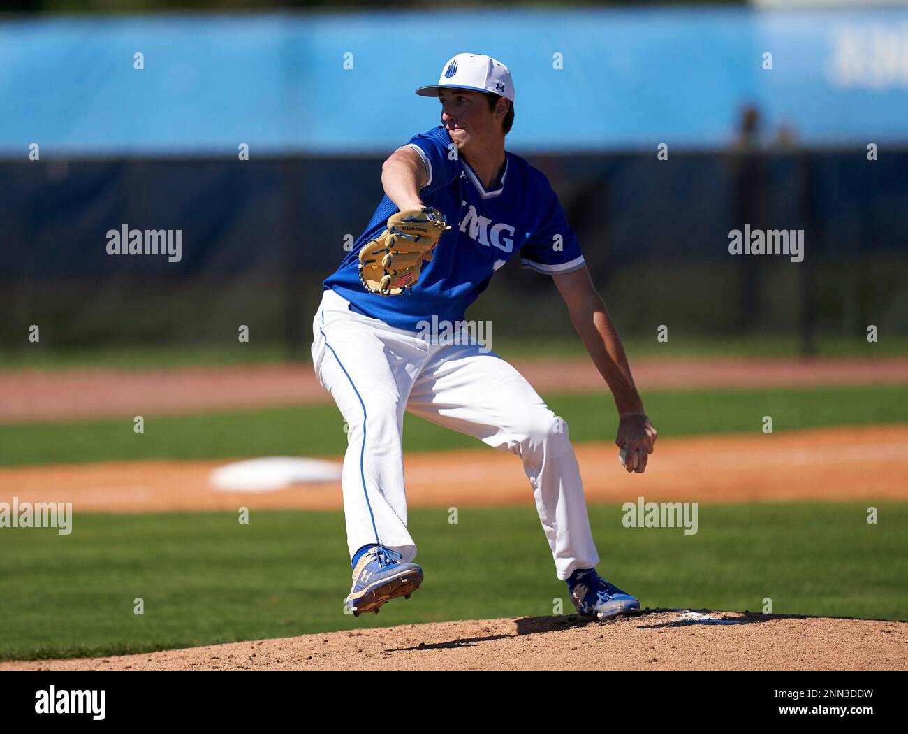 IMG Academy Ascenders pitcher Drew Gray (15) during a game against the ...