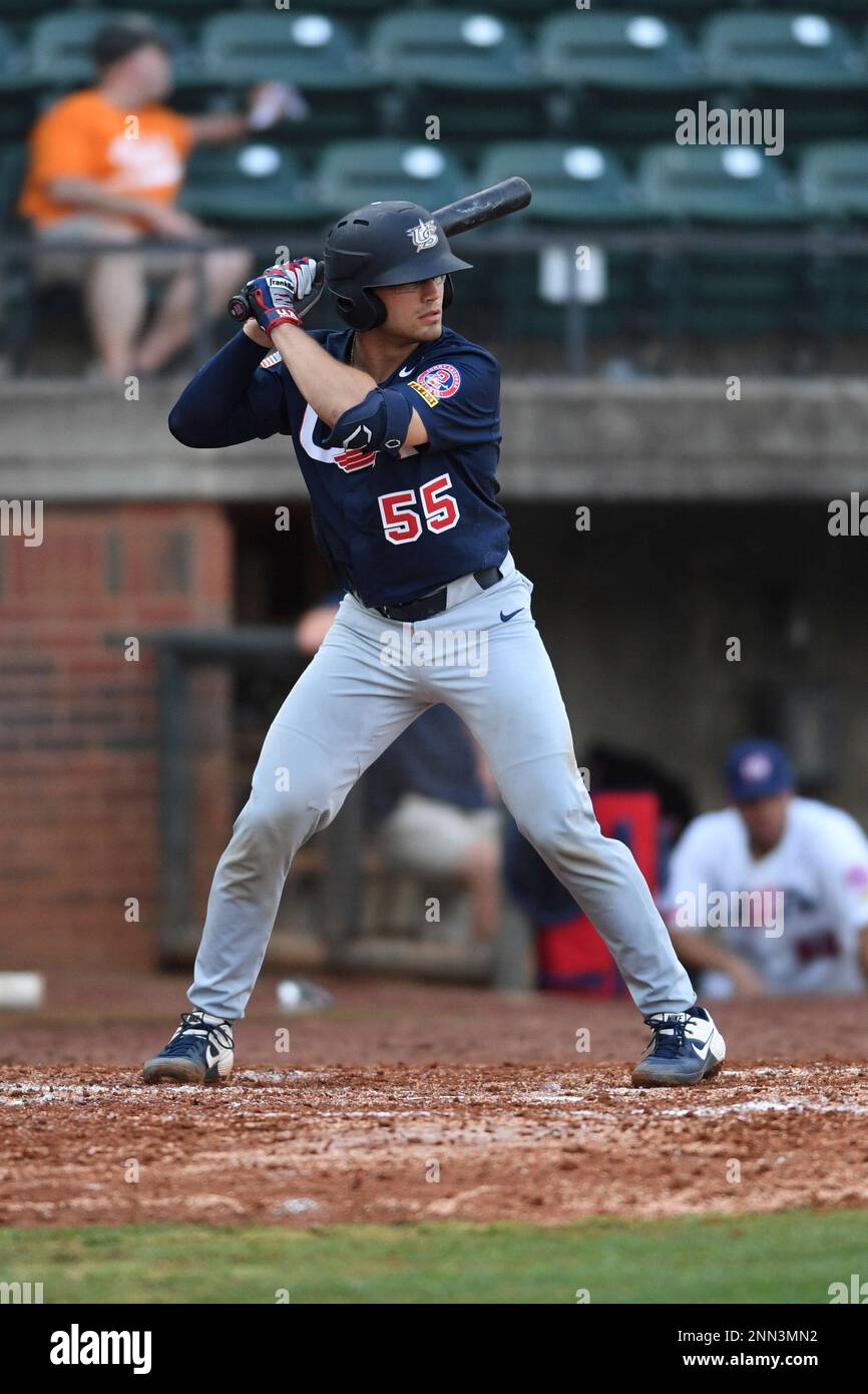 Kevin Parada (55) (Georgia Tech) of Team Stripes during a game against ...