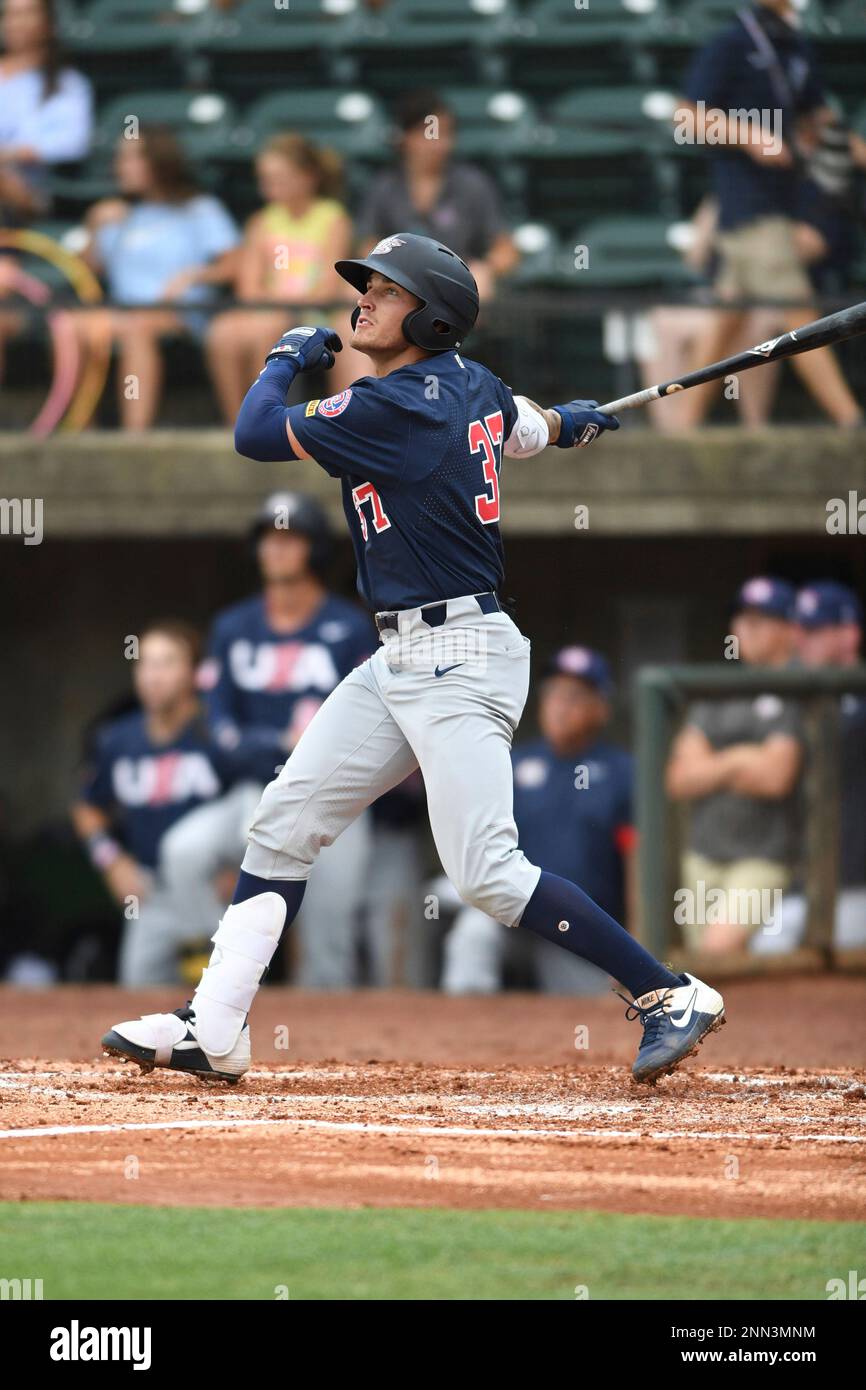 Brock Jones (37) (Stanford) of Team Stripes during a game against Team ...