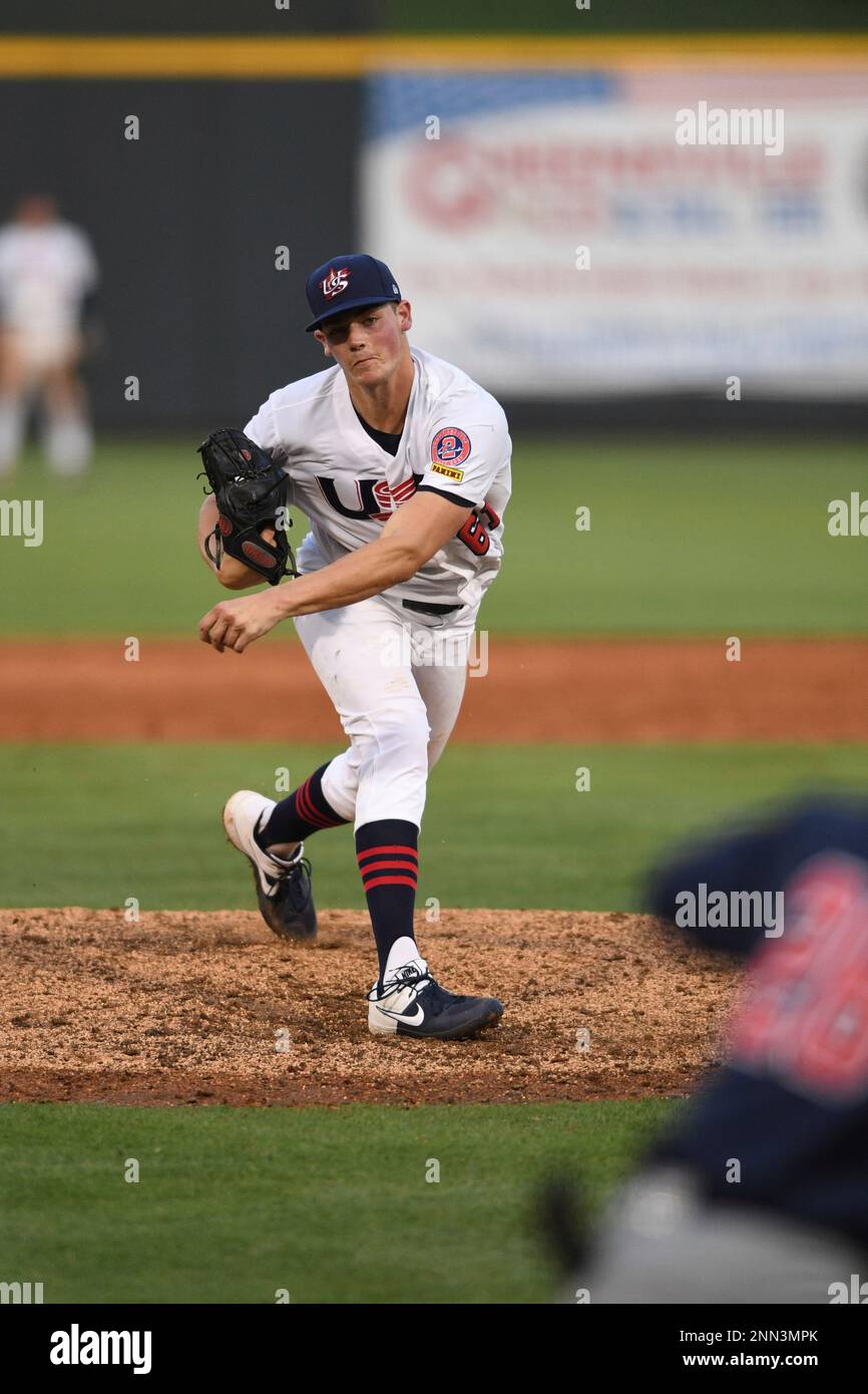 Team Stars pitcher Hunter Barco (61) (Florida) during a game against ...