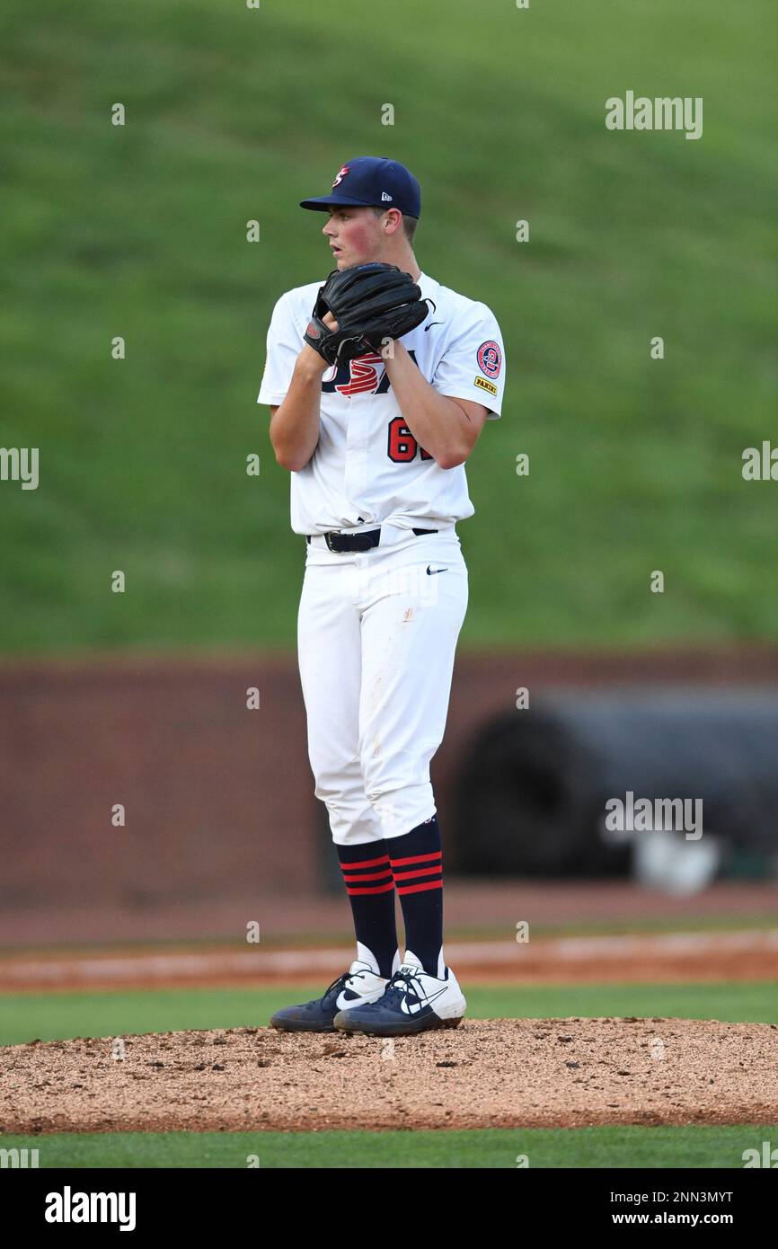 Team Stars pitcher Hunter Barco (61) (Florida) during a game against ...