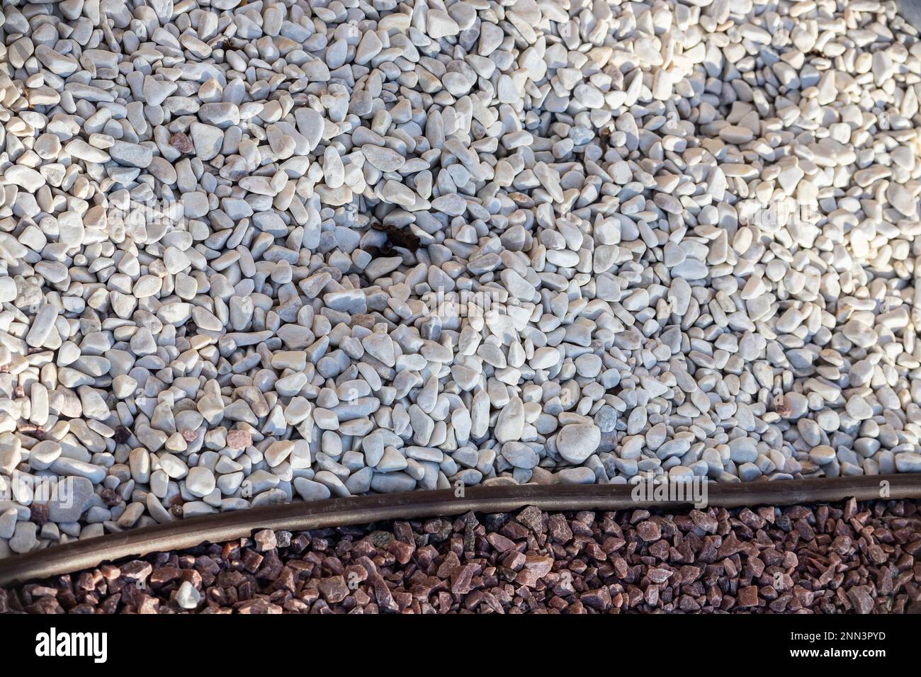 small bright pebbles and gravel as background or texture Stock Photo ...