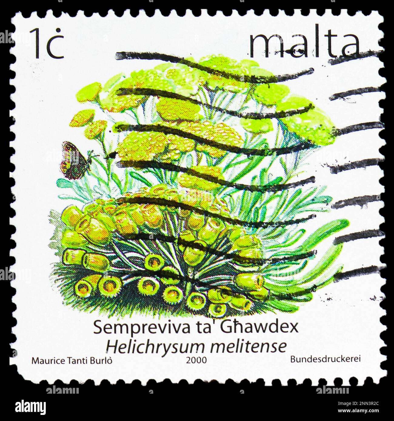 MOSCOW, RUSSIA - FEBRUARY 15, 2023: Postage stamp printed in Malta ...