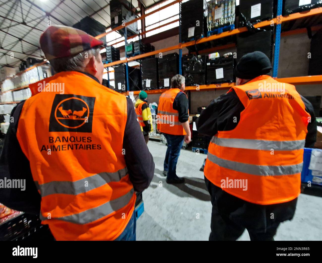 Food Bank, France Stock Photo - Alamy