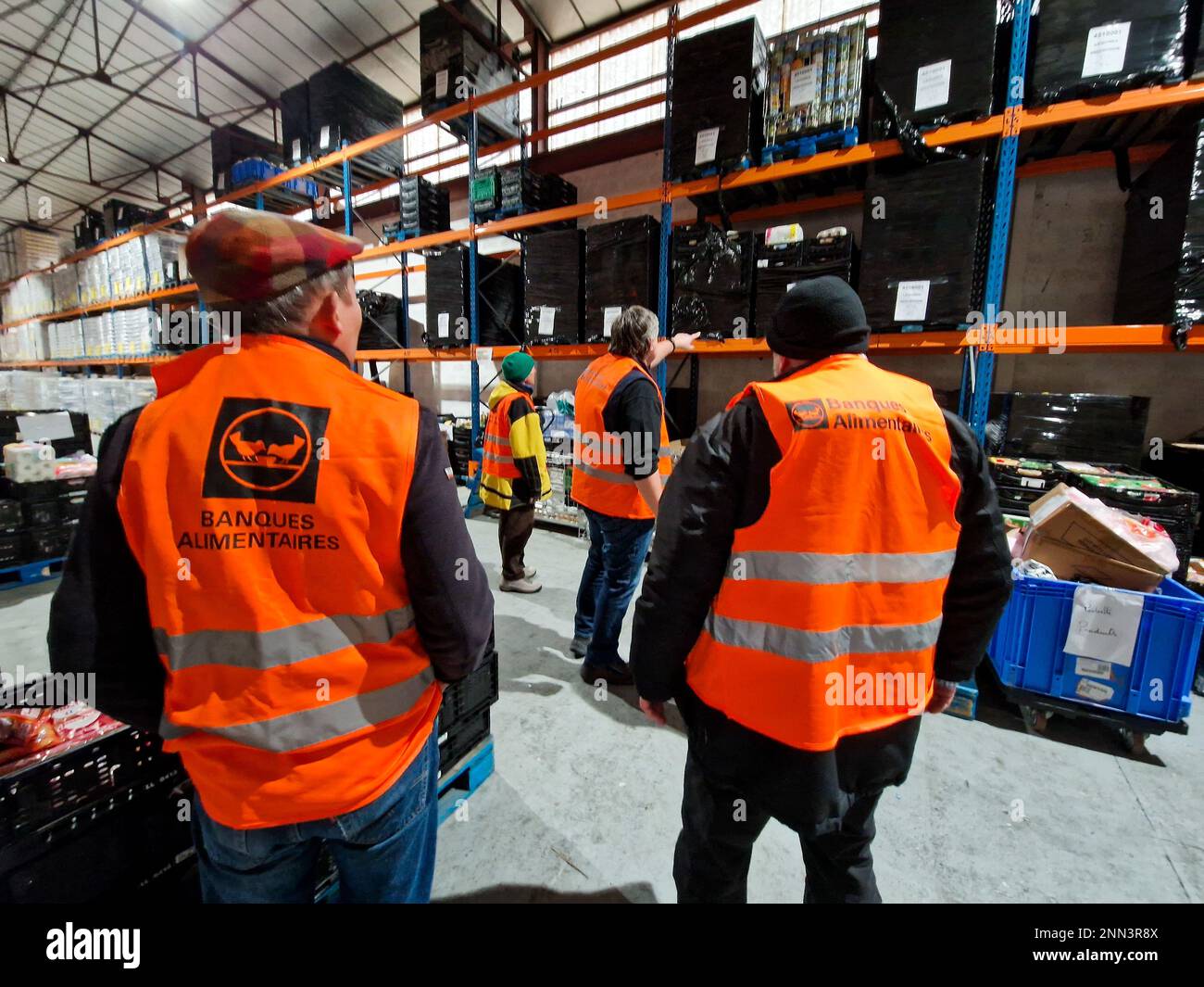 Food Bank, France Stock Photo - Alamy
