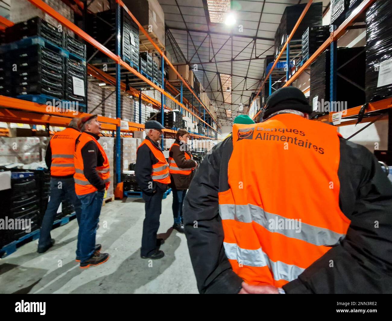 Food Bank, France Stock Photo - Alamy