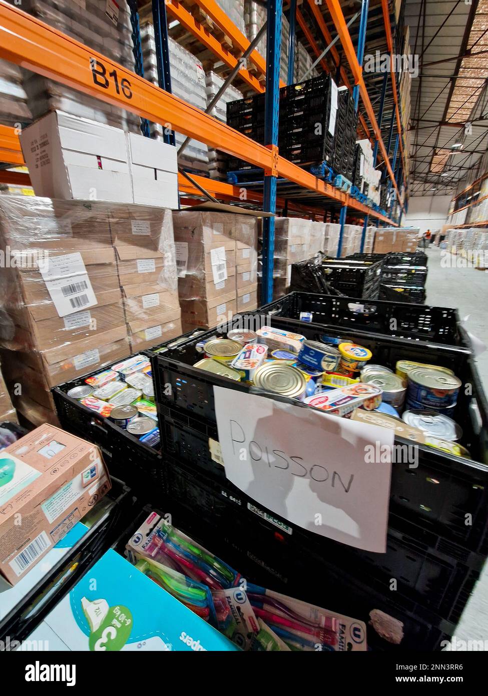 Food Bank, France Stock Photo - Alamy