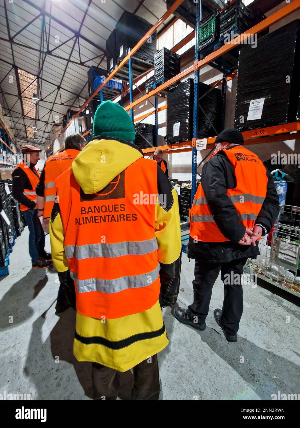 Food Bank, France Stock Photo - Alamy