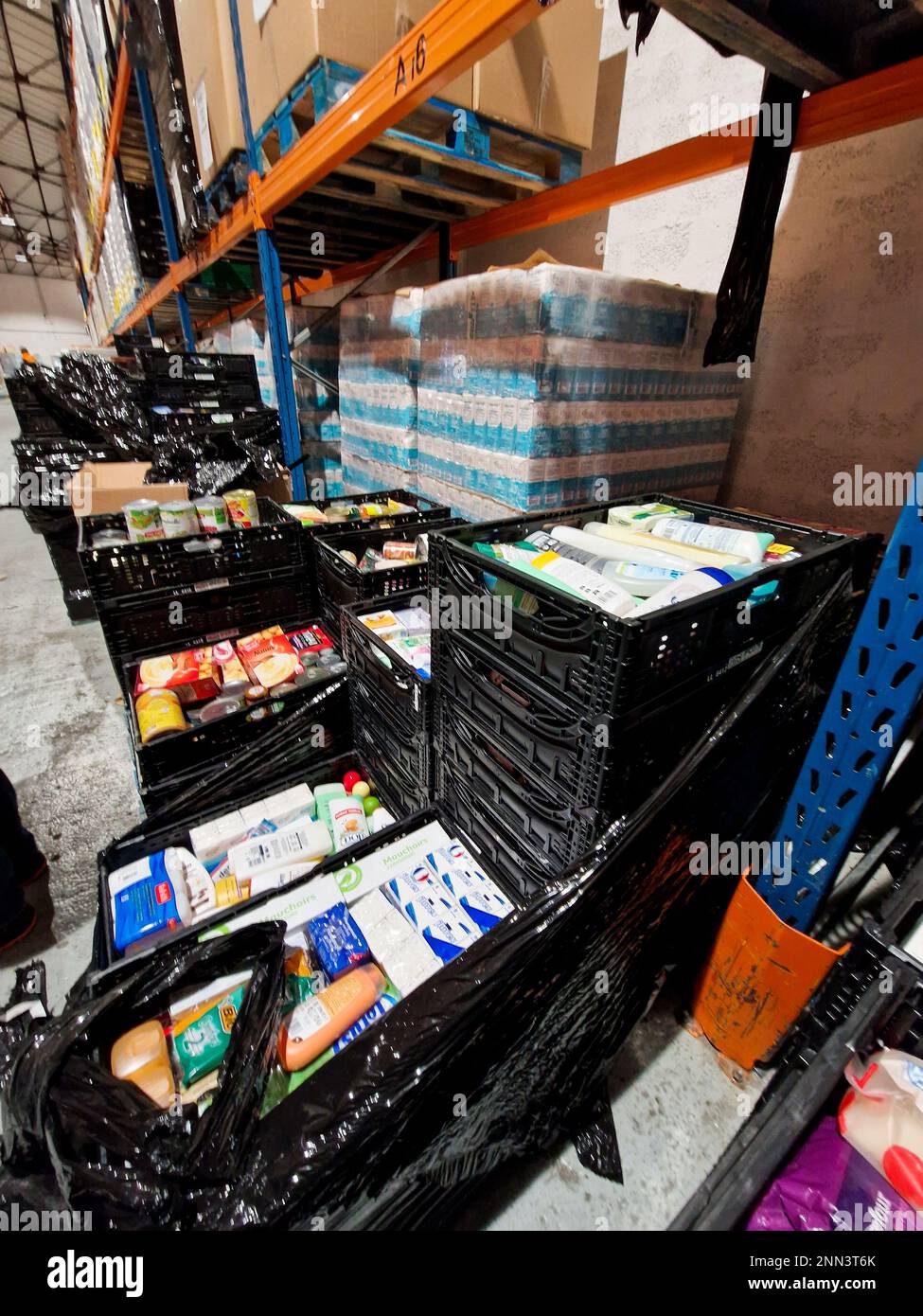 Food Bank, France Stock Photo - Alamy