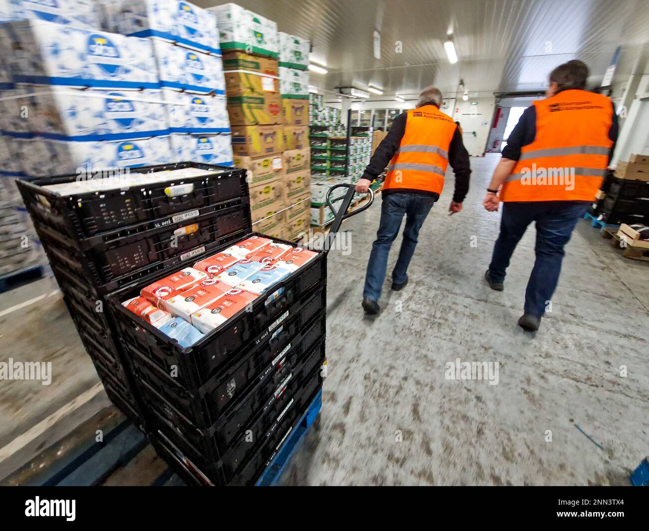 Food Bank, France Stock Photo - Alamy