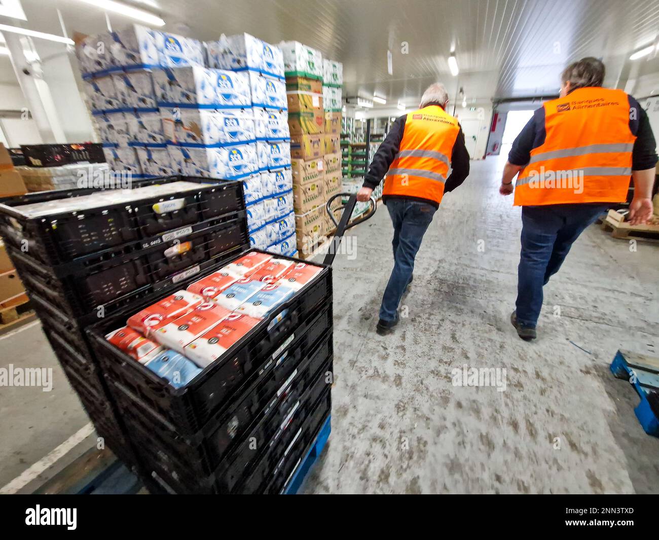 Food Bank, France Stock Photo - Alamy