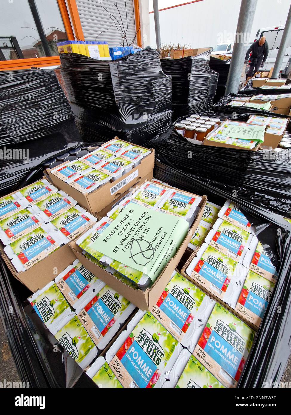 Food Bank, France Stock Photo - Alamy