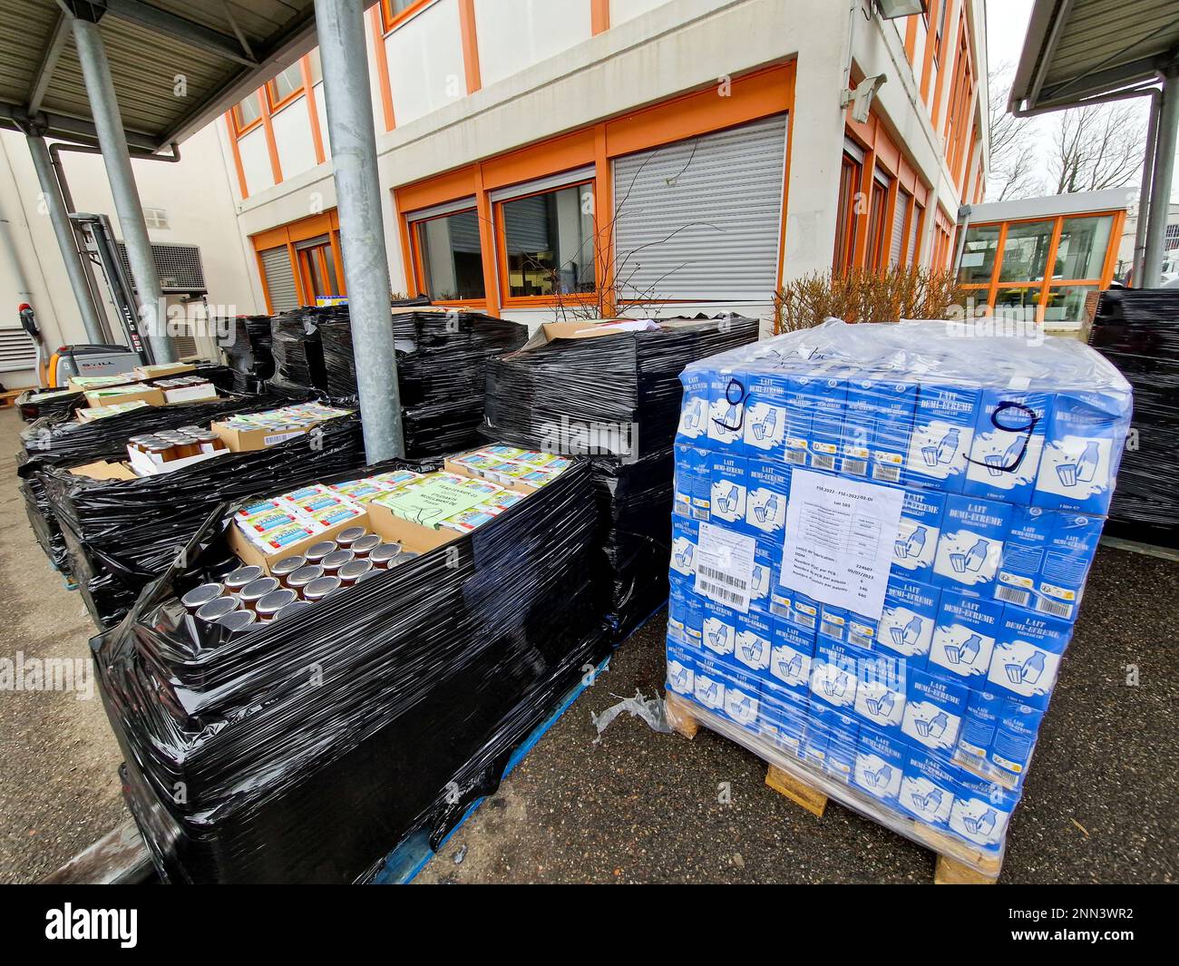 Food Bank, France Stock Photo - Alamy