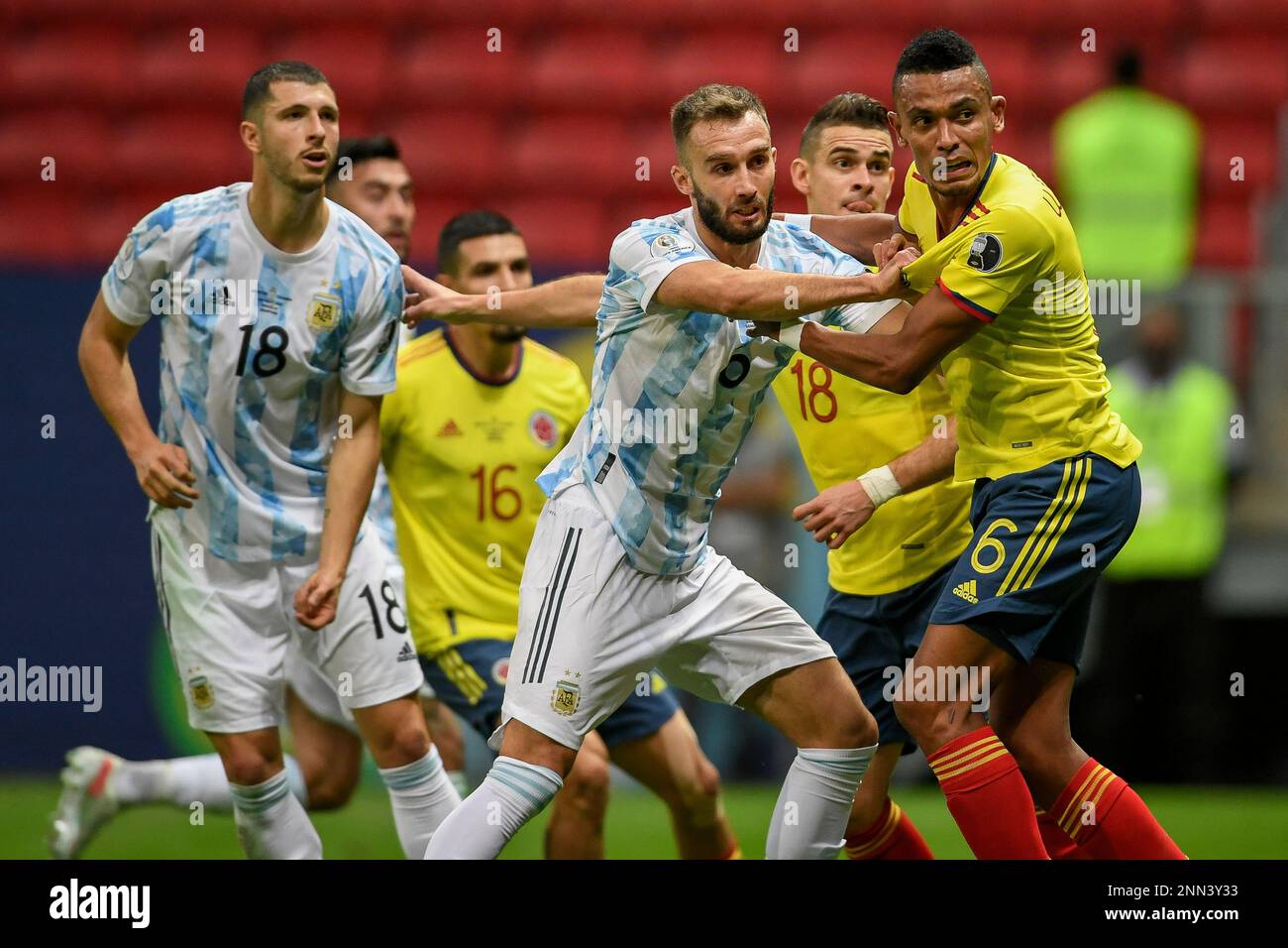 DF - Brasilia - 06/07/2021 - COPA AMERICA 2021, ARGENTINA X COLOMBIA ...