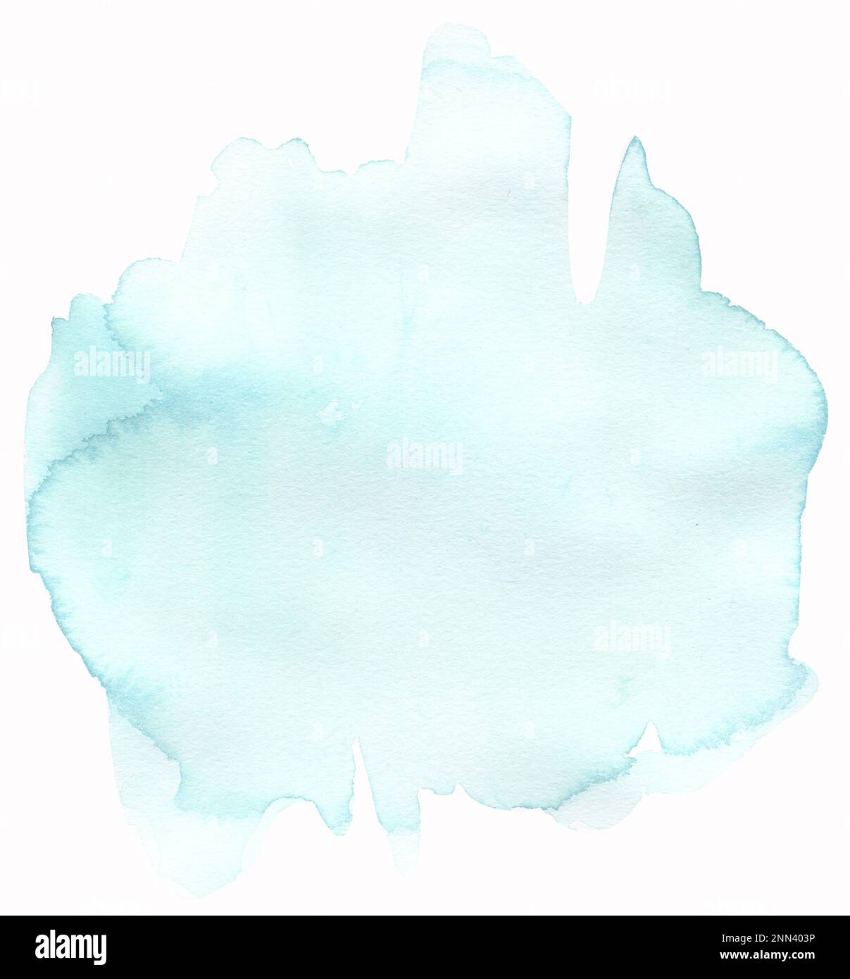 Watercolor blue color Backgrounds Clipart, Brush strokes illustration ...