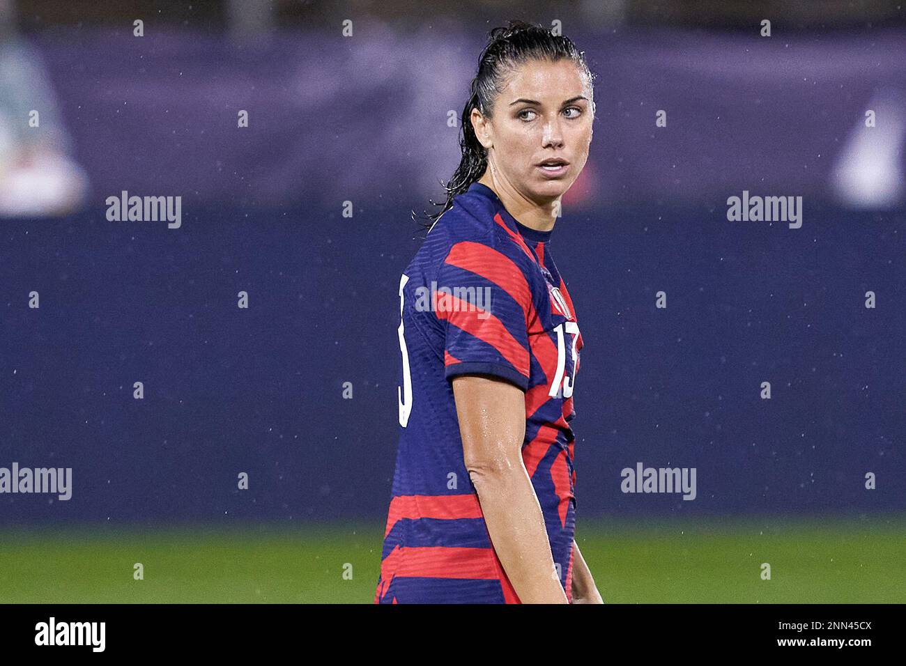 EAST HARTFORD, CT - JULY 01: United States forward Alex Morgan (13 ...