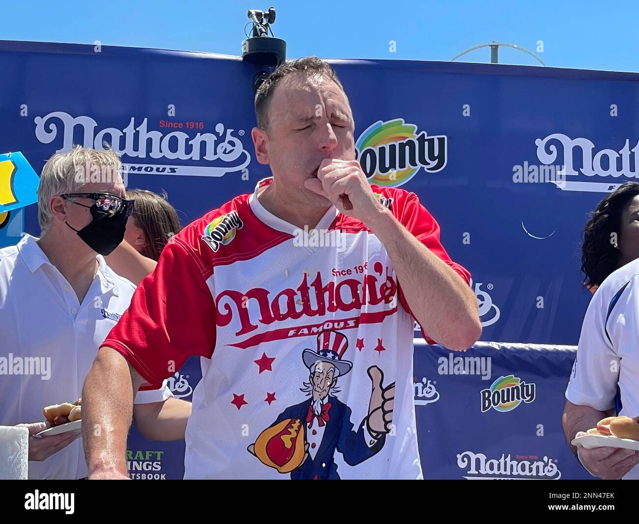 Photo by: STRF/STAR MAX/IPx 2021 7/4/21 Atmosphere at the Nathan's ...