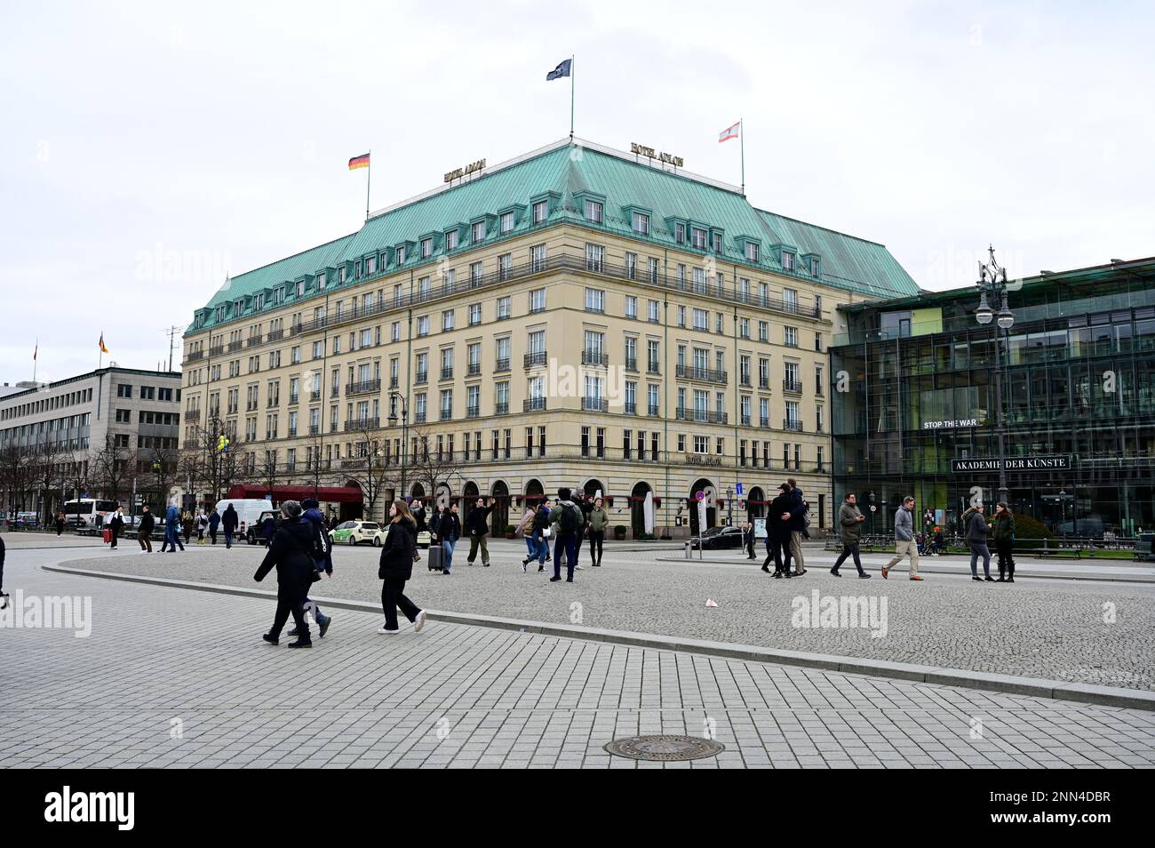 Das Hotel Adlon Kempinski ist eines der luxuriösesten und bekanntesten ...