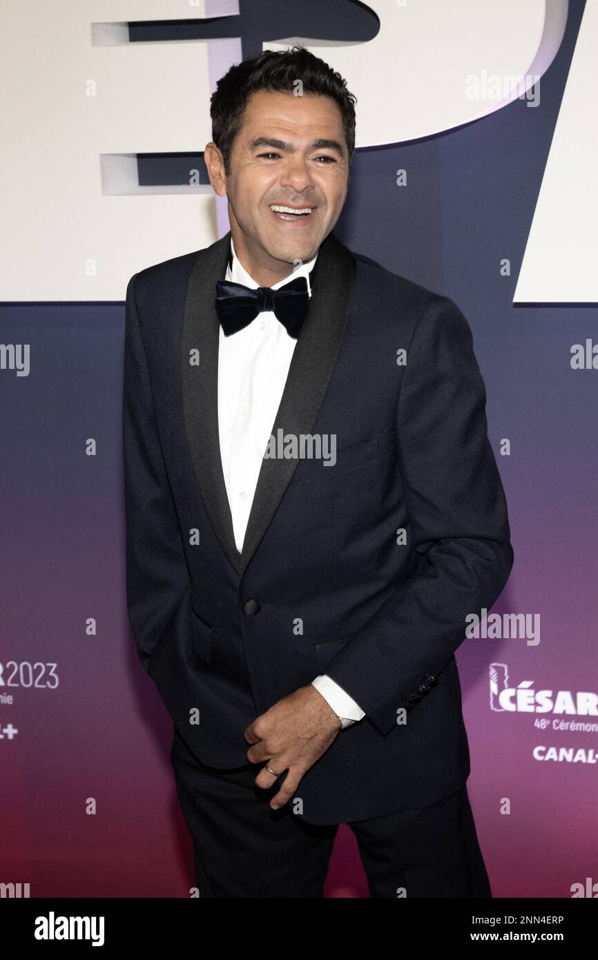 Jamel Debbouze arrives at the 48th Cesar Film Awards at L Olympia, on ...