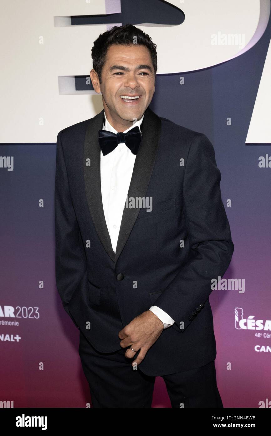 Jamel Debbouze arrives at the 48th Cesar Film Awards at L Olympia, on ...