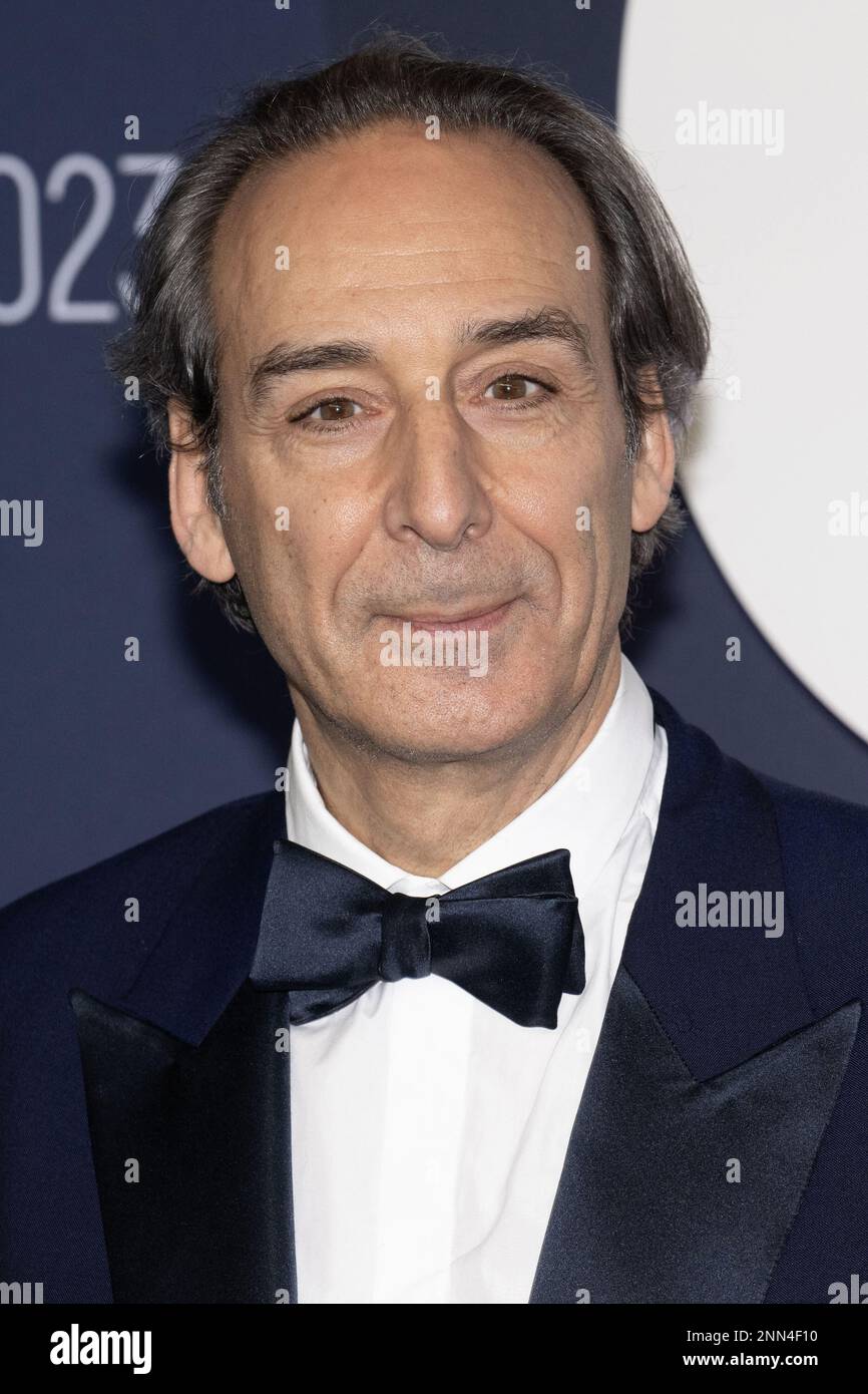 Alexandre Desplat arrives at the 48th Cesar Film Awards at L Olympia ...