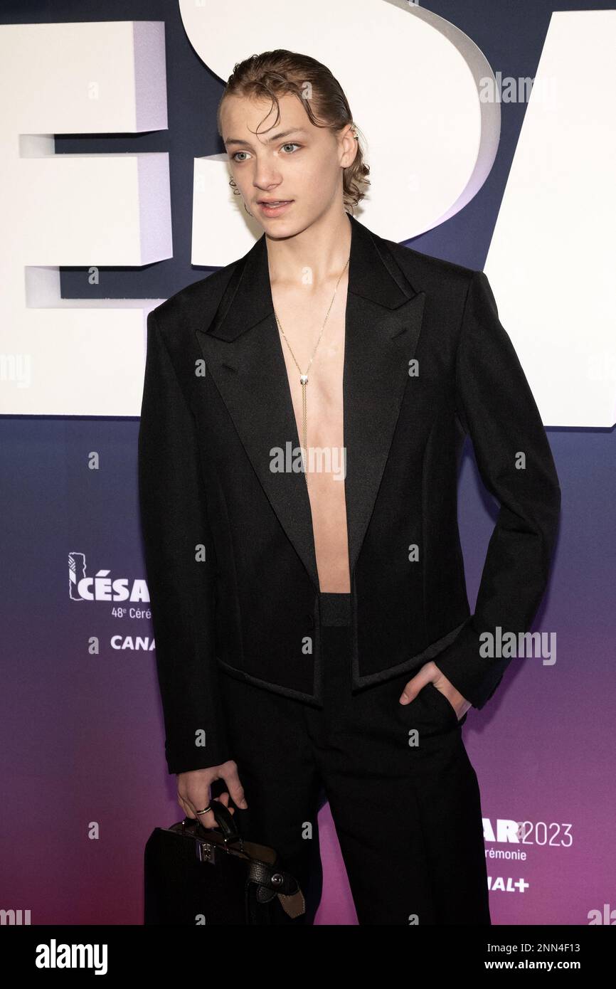 Eden Dambrine arrives at the 48th Cesar Film Awards at L Olympia, on ...