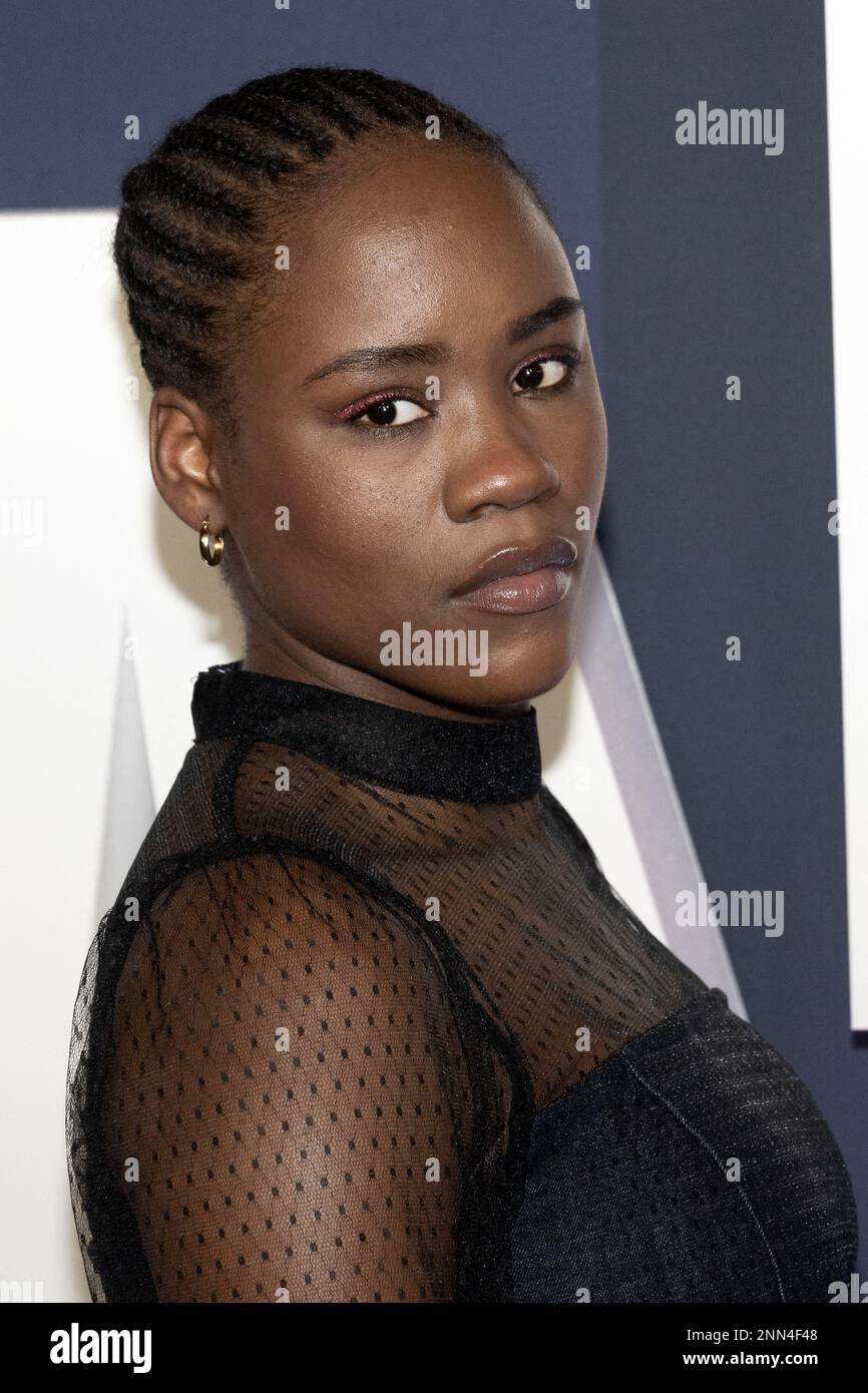 Joely Mbundu arrives at the 48th Cesar Film Awards at L Olympia, on ...