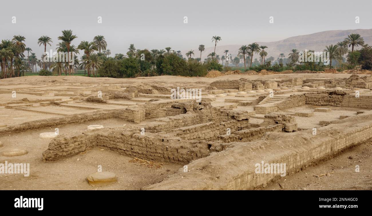 The Northern Palace at Tell el-Amarna also known as Akhetaten, horizon ...