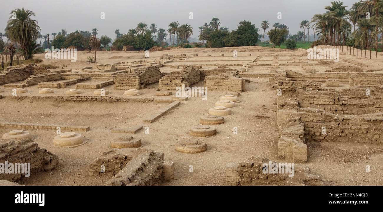 The Northern Palace at Tell el-Amarna also known as Akhetaten, horizon ...