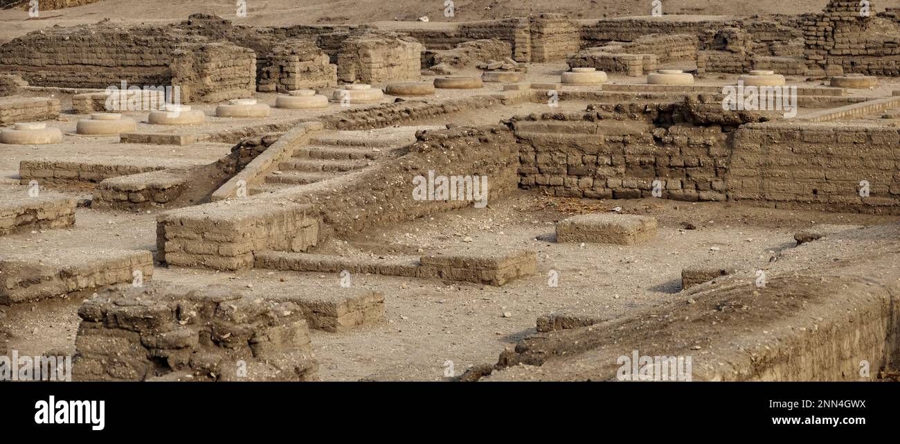 The Northern Palace at Tell el-Amarna also known as Akhetaten, horizon ...