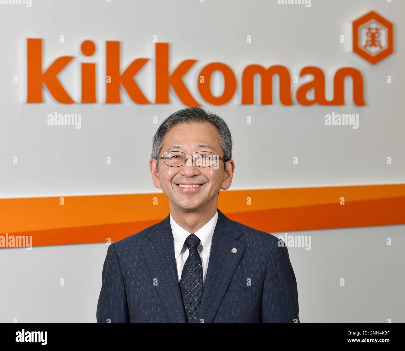 Kikkoman Corporation President and COO Shozaburo Nakano poses for photo ...