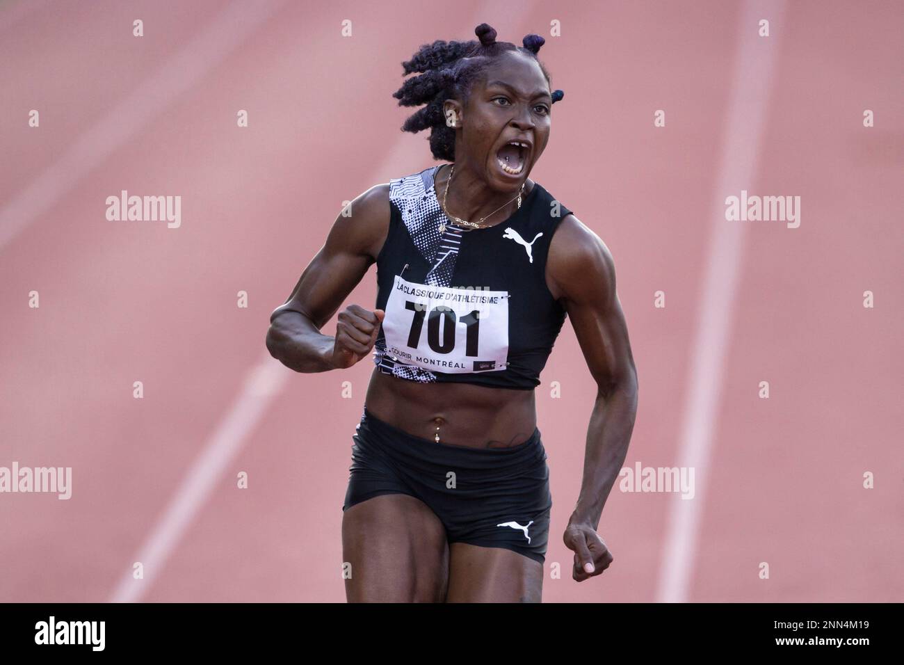 Montreal, QC — June 29: Crystal Emmanuel reacts to winning the elite ...