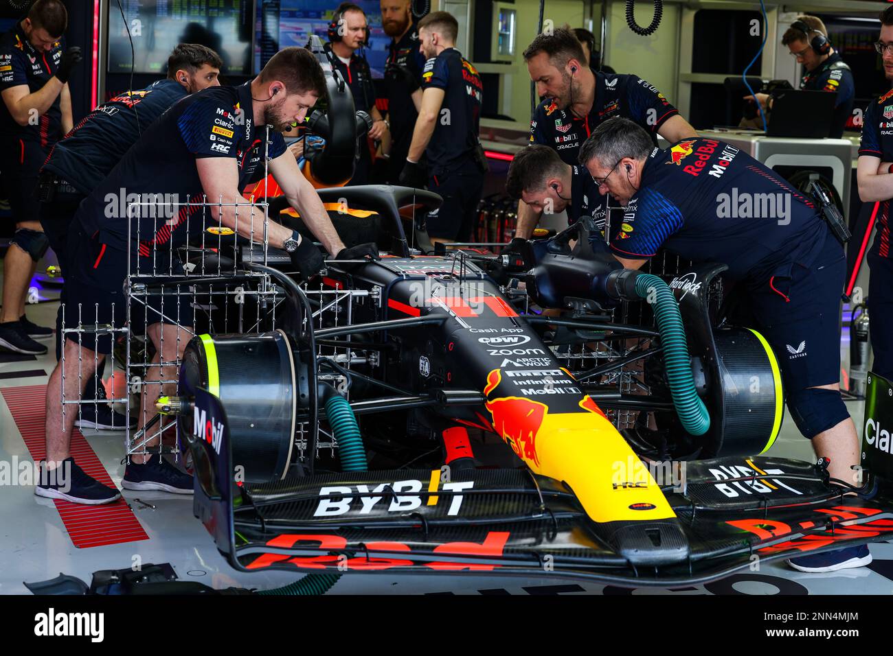 Red Bull Racing RB19, mechanical detail of aerodynamic sensors during ...